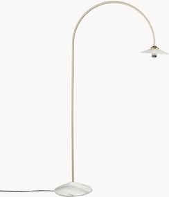 Ručně vyrobená oblouková lampa's mramorovou podstavou Moou