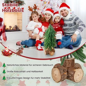 Costway 40 cm vysoký stolní vánoční stromek Umělý vánoční stromek s 200 hroty