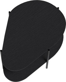 Konferenční stolek MALUMI MM-8 | 90x65 cm | černá