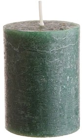 RUSTIC Svíčka 9 cm - tm. zelená