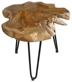 Konferenční stolek masiv recyklovaný teak Tristan 55x55cm