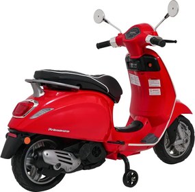 Elektrický skútr Vespa ROMA červený