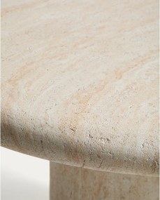 Betonový kulatý zahradní jídelní stůl ø 122 cm Drasi – Kave Home