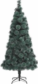 Umělý předsvícený vánoční stromeček Zelená 180 cm PET 3396162