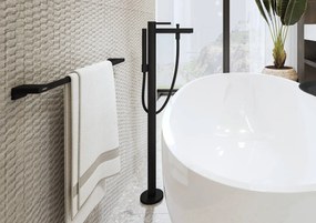 Hansgrohe AddStoris, držák na ručník, matná černá, HAN-41747670