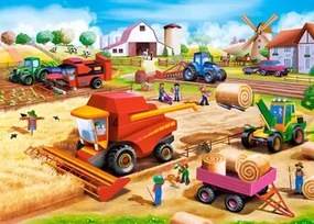 Castorland 066278 Puzzle Práce na farmě / 60 dílků / od 5 let