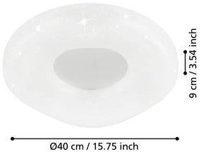 Eglo 99341 - LED Stropní svítidlo ZAMUDILO LED/18W/230V + DO