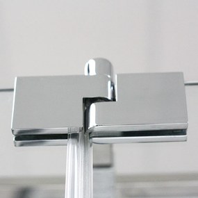Roth ELEGANT NEO LINE BI PF2+BI SET Jednokřídlé sprchové dveře + set profilů BI SET 80 cm Profil: Lesk, Sklo: Hladké čiré