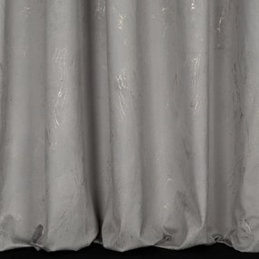 ZATEMŇOVACÍ ZÁVĚS NA PÁSCE NADIA 140X300 CM STŘÍBRNÁ