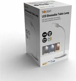 Solight WO3000-W LED stolní lampička bílá / 4.5W / 300lm / 3CCT / pods