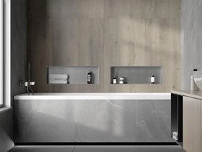 Mexen X-Wall-NR nástěnná police bez límce 60 x 20 cm, inox - 1911602010
