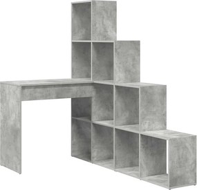 Rohový psací stůl Betonově šedá 101,5 x 149,5 x 149,5 cm 3337244