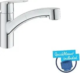 Grohe - Dřezová baterie s výsuvnou sprškou, chrom
