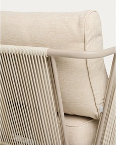 Béžová čalouněná zahradní pohovka Zivia – Kave Home