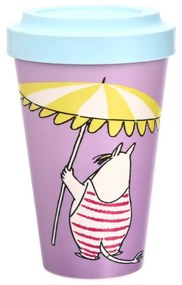 Take-away kelímek Snorkmaiden on the beach lilac 450ml, NordicBuddies Finsko