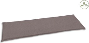 Go-De Textil Zahradní podložka / polštář, vodoodpudivá, nenáročná na údržbu. (podsedák na lavici, 3 místa k sezení, šedohnědá)