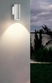Eglo 33581 - LED RGBW Stm. venk. nás. svítidlo RIGA 1xGU10/5W/230V IP44 m. chrom