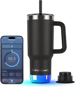 HidrateSpark PRO 2 Tumbler nerezová láhev 887 ml černá