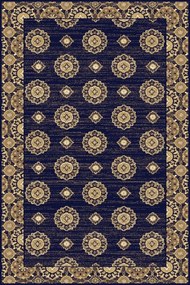Klasický kusový koberec Agnella Adel Berisso Granat modrý Rozměr: 230x340 cm