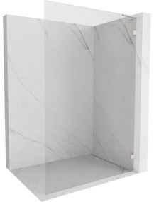 Mexen Lunar L sprchová stěna Walk-in pravá 70 x 200 cm, transparentní 8 mm, kartáčovaný nikl - 830L-070-000-97-00-P