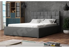 Čalouněná postel s úložným prostorem a roštem Kinec, Rozměr postele: 140, Potah: Malmo 13 380