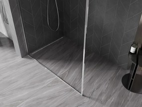 Mexen Kioto-F L sprchová stěna Walk-in s rámem 75 x 202 cm, transparentní 8 mm, chrom - 800-075-174-01-00