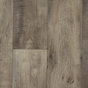 PVC podlaha - lino Texalino Supreme 691 M Valley Oak - dub, na mieru, šíře 2m,3m,4m,5m, hnedá, filc, chodba / predsieň, Beauflor