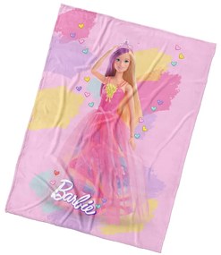 Dětská deka Barbie Duhový Svět 130x170 cm