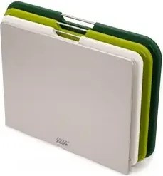 Joseph Joseph Nest Large zelená / sada 3ks prkýnek s pouzdrem / 35.5 x