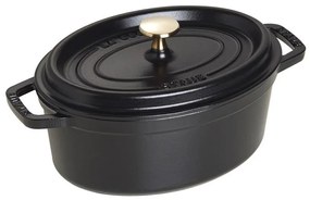 Hrnec STAUB  oválný 23 cm černý 2,35l