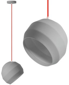 Toolight - Stropní lampa 1xE27 APP382-1CP, šedá, OSW-05014