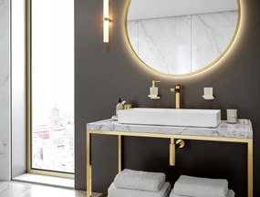 Hansgrohe AddStoris, dávkovač tekutého mýdla, leštěný vzhled zlata, HAN-41745990