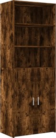 Skříň highboard kouřový dub 70 x 42,5 x 185 cm kompozitní dřevo 3281375