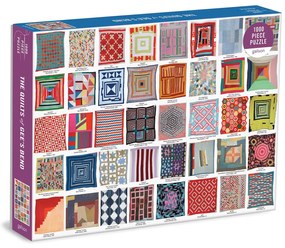 Galison Puzzle Patchworkové deky 1000 dílků