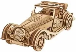 Ugears 3D dřevěné mechanické puzzle Sportovní auto Rapid Mouse / od 14