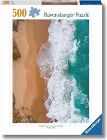 RAVENSBURGER Puzzle Pláž v Cascais, Portugalsko / 500 dílků / rozměr 3