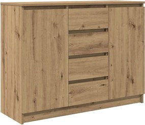 Příborník se zásuvkami Artisan Dub kompozitní dřevo 3328452