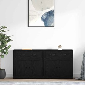 Konzole 2 ks Černý dub 70 x 35,5 x 67,5 cm Kompozitní dřevo 3402661