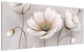 Obraz bílých květin (100x40 cm), 40 dalších rozměrů