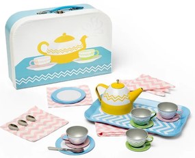 Bigjigs Toys Čajová souprava v kufříku