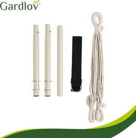 Houpačka - závěsné křeslo 210 cm béžová Gardlov