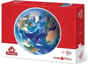 ART PUZZLE Kulaté puzzle Planeta Země / 570 dílků / průměr 46 cm