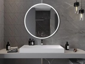 Mexen Gobi koupelnové zrcadlo s podsvícením, kulaté 100 cm, LED 6000K, protizamlžovací - 9801-100-100-611-00