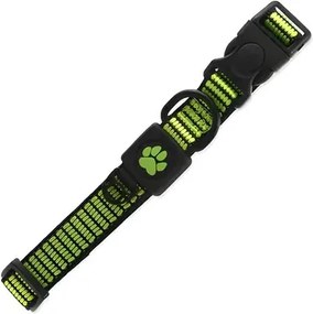 ACTIVE DOG Obojek Strong M limetka / Pro psy / Nylonový / 2x34-49 cm