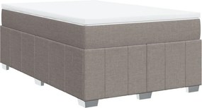 Box spring postel s matrací taupe 120x190 cm textil 3285460