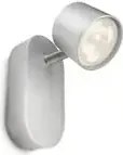 Philips Star 1x4.5W hliník / LED bodové svítidlo / 500lm / 2700K / IP2