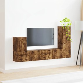 Sestava TV skříněk 3 ks Kouřový dub Kompozitní dřevo 3409020