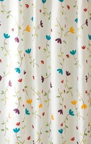 Aqualine Aqualine, Sprchový závěs 180x200cm, polyester, květovaný, ZP007