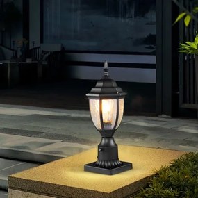 2 PC Soumrak do úsvitu Svítidlo na sloup venkovní lampy 390 mm Držák na sloup