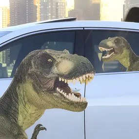 THUMBSUP! Samolepka na okno T-Rex / Odnímatelná / UV odolná / 1 ks